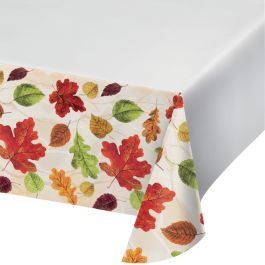 Luxe Leaves Paper Tablecover