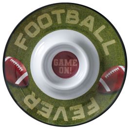 Football Chip & Dip Tray